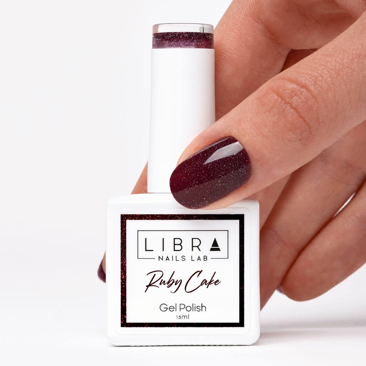 "Ruby Cake" - HEMA/TPO free Gel Polish 15ml – Libra Nails Lab France